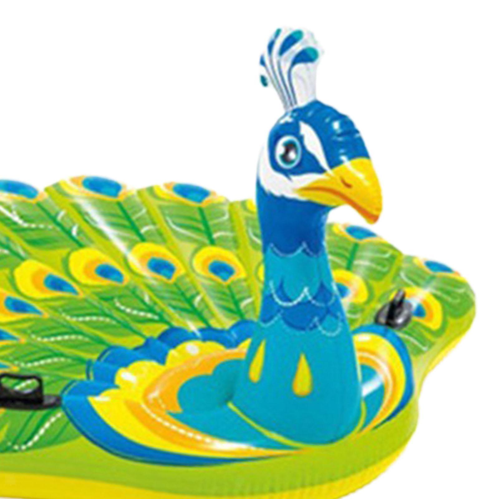 Inflatable Peacock Pool Float Inflatable Floating Lounger for Kids Men ...