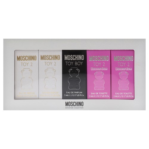 Moschino Miniature Collection Set by Moschino for Unisex - 5 Pc Mini ...
