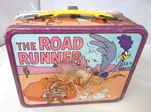VINTAGE LUNCH BOX TIN 1973 ROAD RUNNER LUNCH BOX M-80 | eBay