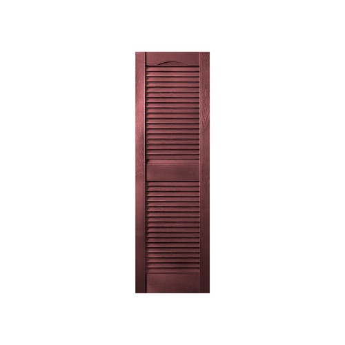 Outdoor Vinyl Louvered Shutters, Bordeaux (Used) | eBay
