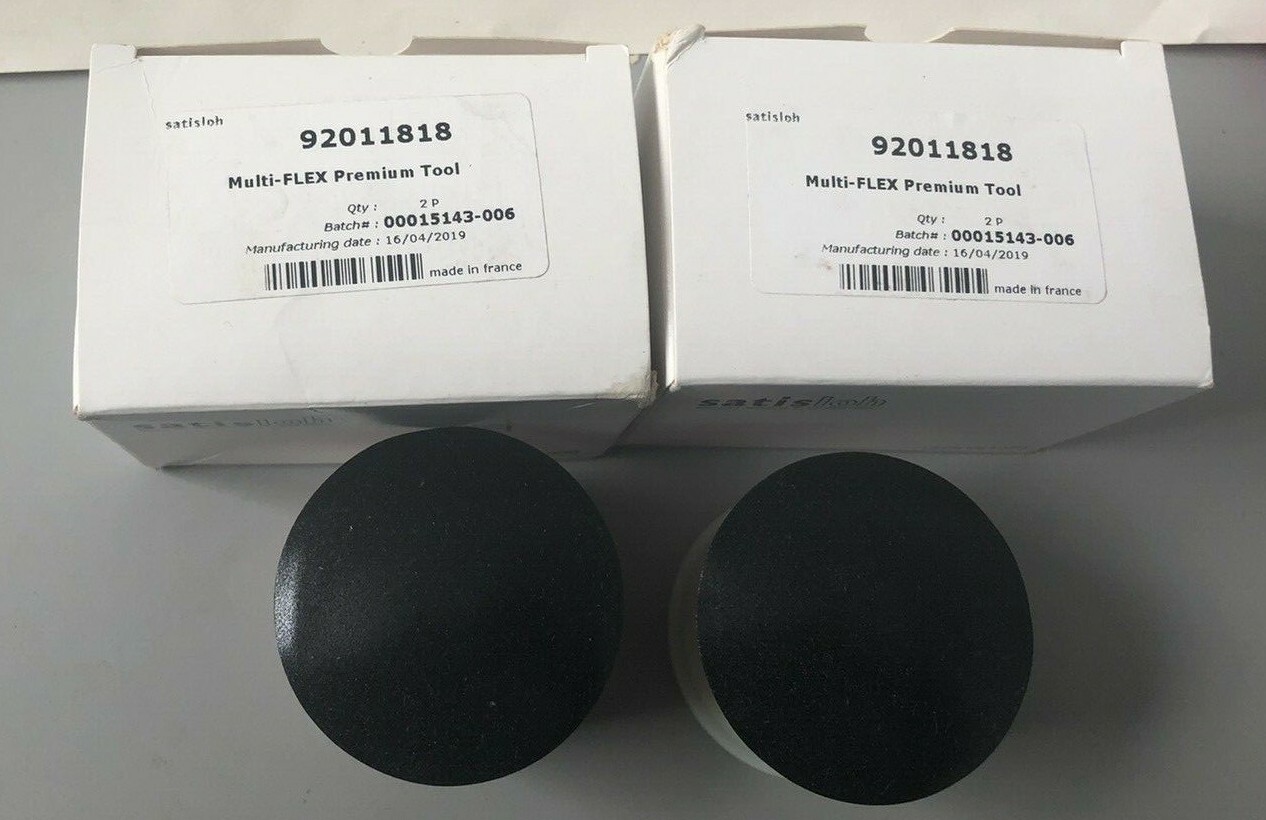 SATISLOH 92011818 MULTY-FLEX LENS POLISHING WHEEL PREMIUM TOOL (2 PACK ...