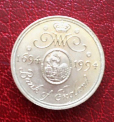 1694-1994 Bank Of England £2 Two Pound Coin with Mint Error ...