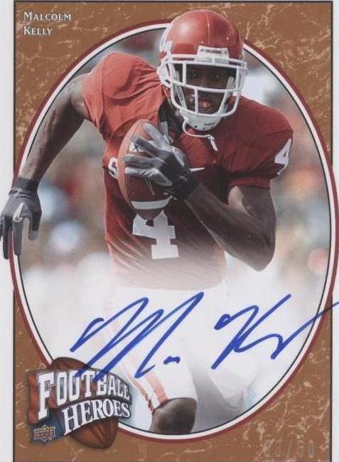 2008 Upper Deck Football Heroes - Rookie Heroes Malcolm Kelly #176 ...
