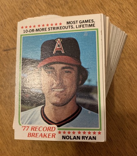 (50) 1978-1983 Topps (+More) Nolan Ryan HOF Subset/Leaders Lot Midgrade ...