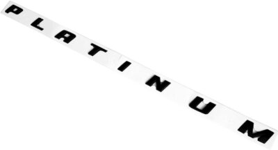 Platinum Emblem, 3D Platinum 29inch Side Badge Nameplate Decal (1pcs ...
