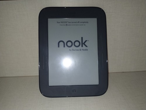 Barnes & Noble Nook Simple Touch 2GB, Wi-Fi, 6in eBook Reader - Black ...