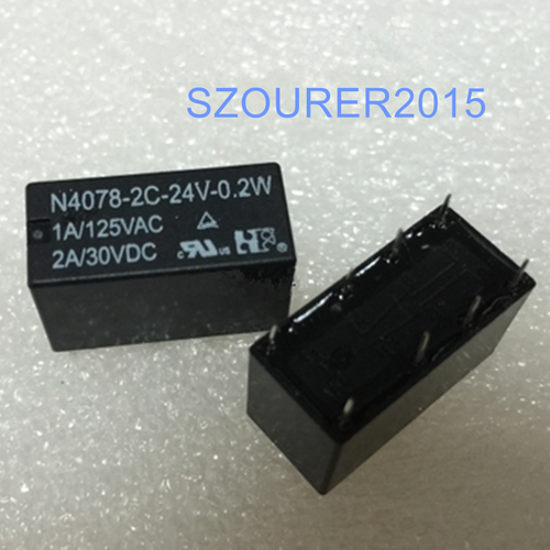 5PCS N4078-2C-24V-0.2W Relay DC24V 2A 8PINS NEW | eBay