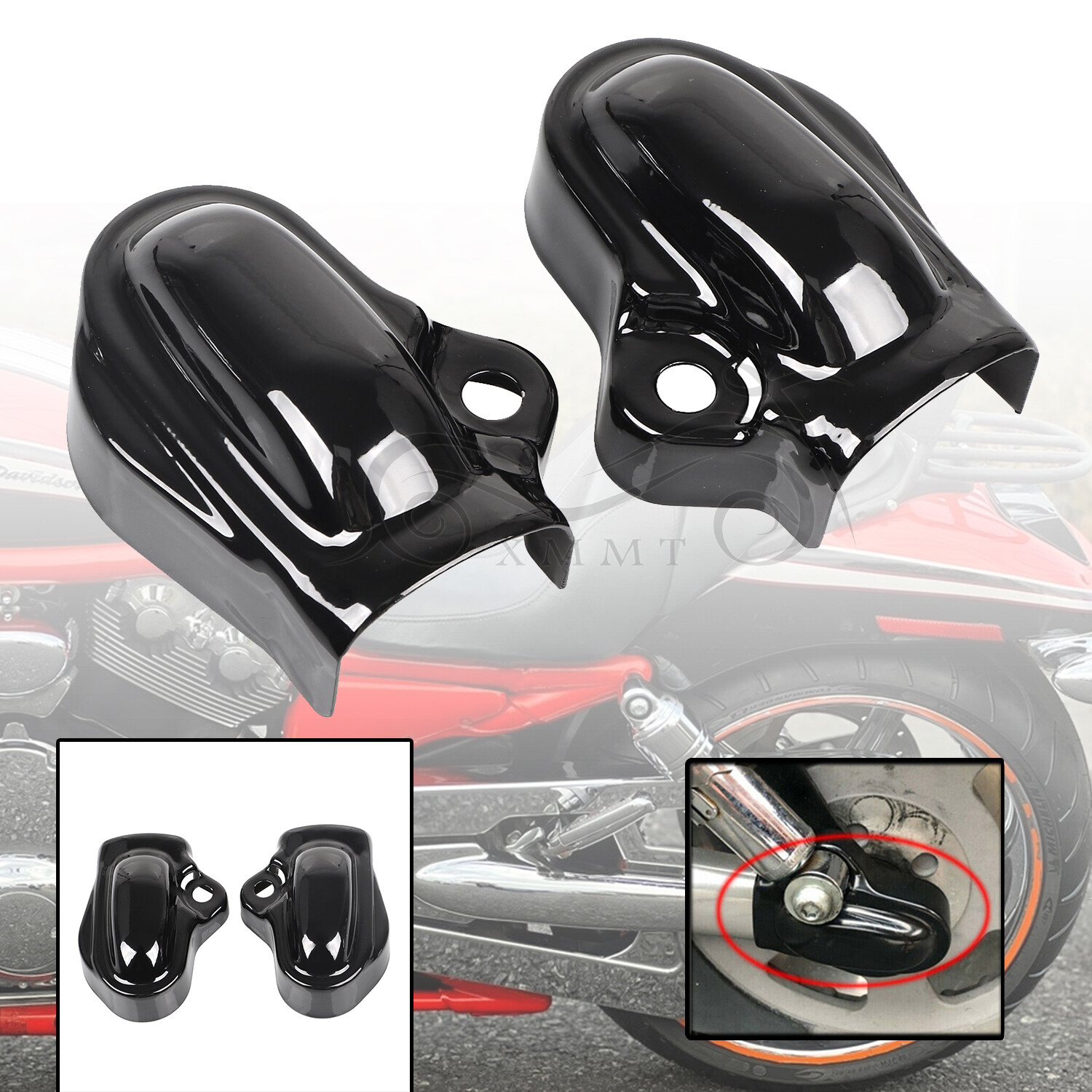 Bar&Shield Rear Axle Cover For Harley V-Rod 02-up VRSC VRSCAW Muscle ...