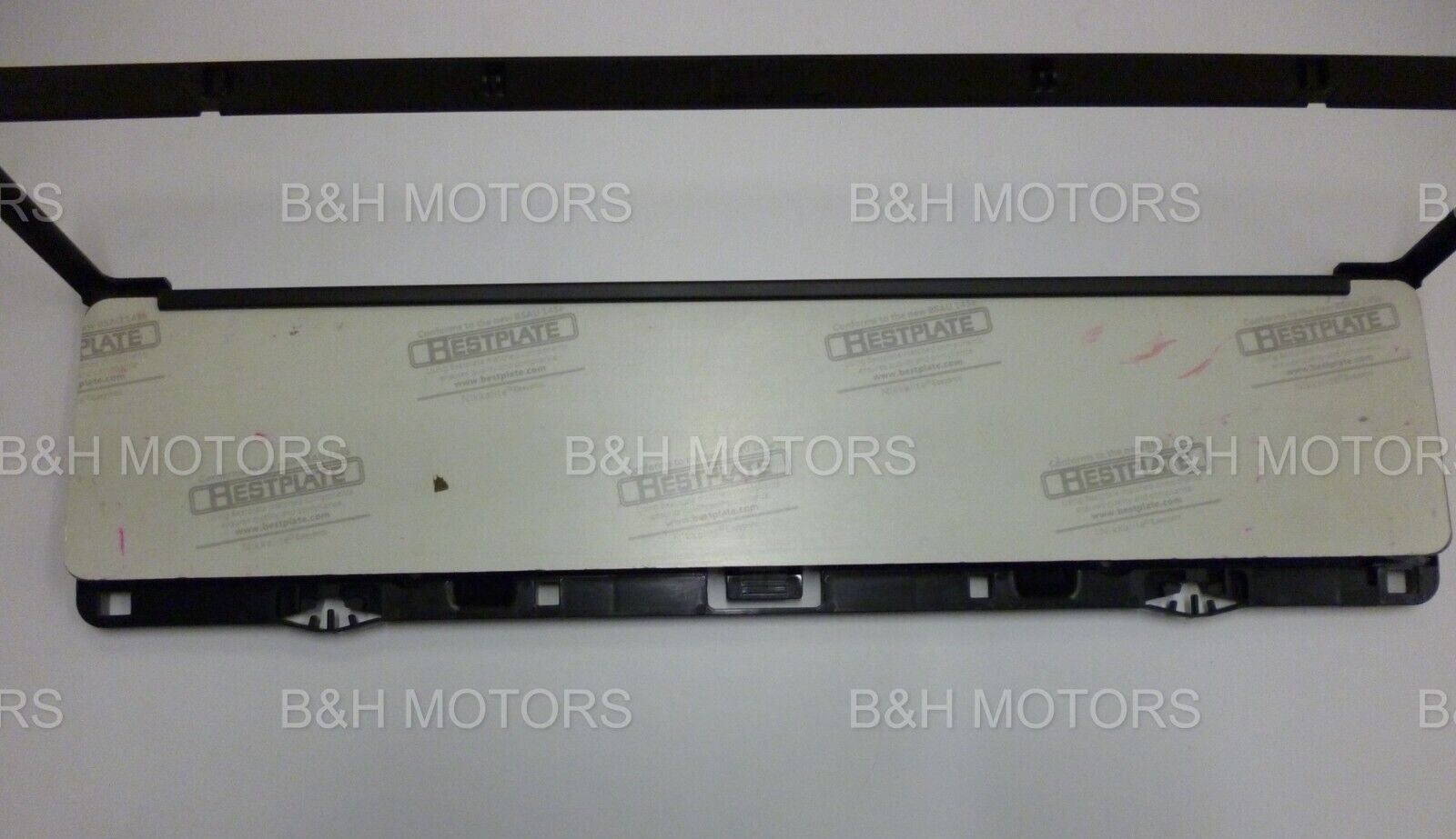 NEW GENUINE PAIR VW NUMBER PLATE HOLDERS 520x110mm STANDARD UK SIZE ...