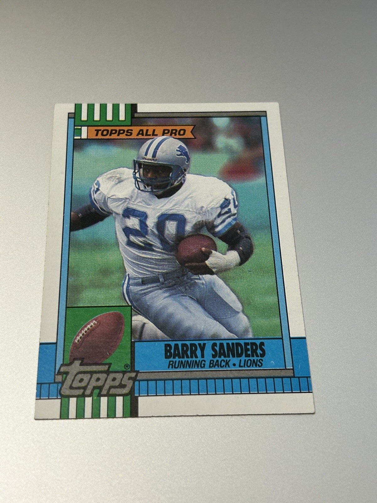 1990 Topps Barry Sanders Topps All Pro #352 Detroit Lions football | eBay