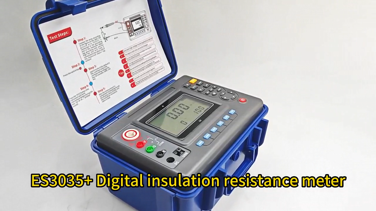 High Voltage Insulation Resistance Tester 5KV One-touch Voltage ...