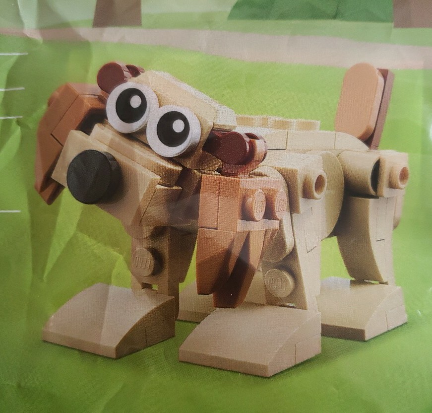 LEGO 30666 Creator 3 in 1 Polybag Gift Animals Dog Bear Squirrel 75 ...