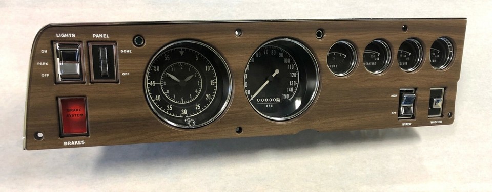 1970 70 Mopar B Body GTX Charger RT/SE Dash woodgrain restoration HEMI ...