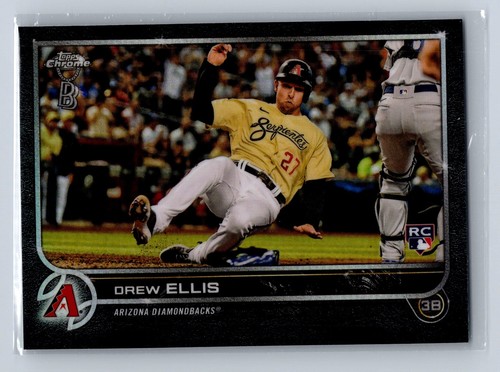2022 Topps Chrome Ben Baller Edition #77 Drew Ellis Diamondbacks Rookie ...