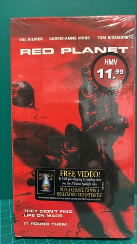 Red Planet ( VHS, 2001 ) w/ Val Kilmer Carrie Anne Moss Tom Sizemore ...