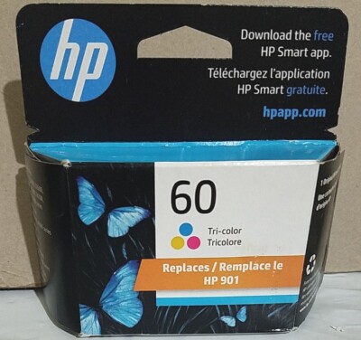 HP 60 Tr-Color Genuine Ink Cartridge Sealed Box Exp 10/2025+ | eBay
