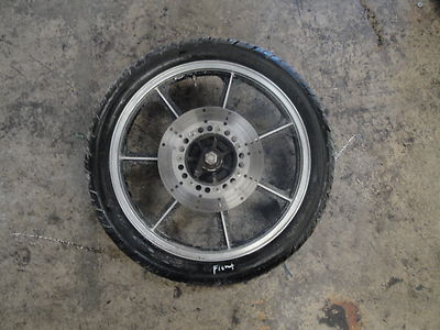 1982 82 KAWASAKI KZ 750 MOTORCYCLE BODY TIRE WHEEL FRONT WHEEL RUBBER ...