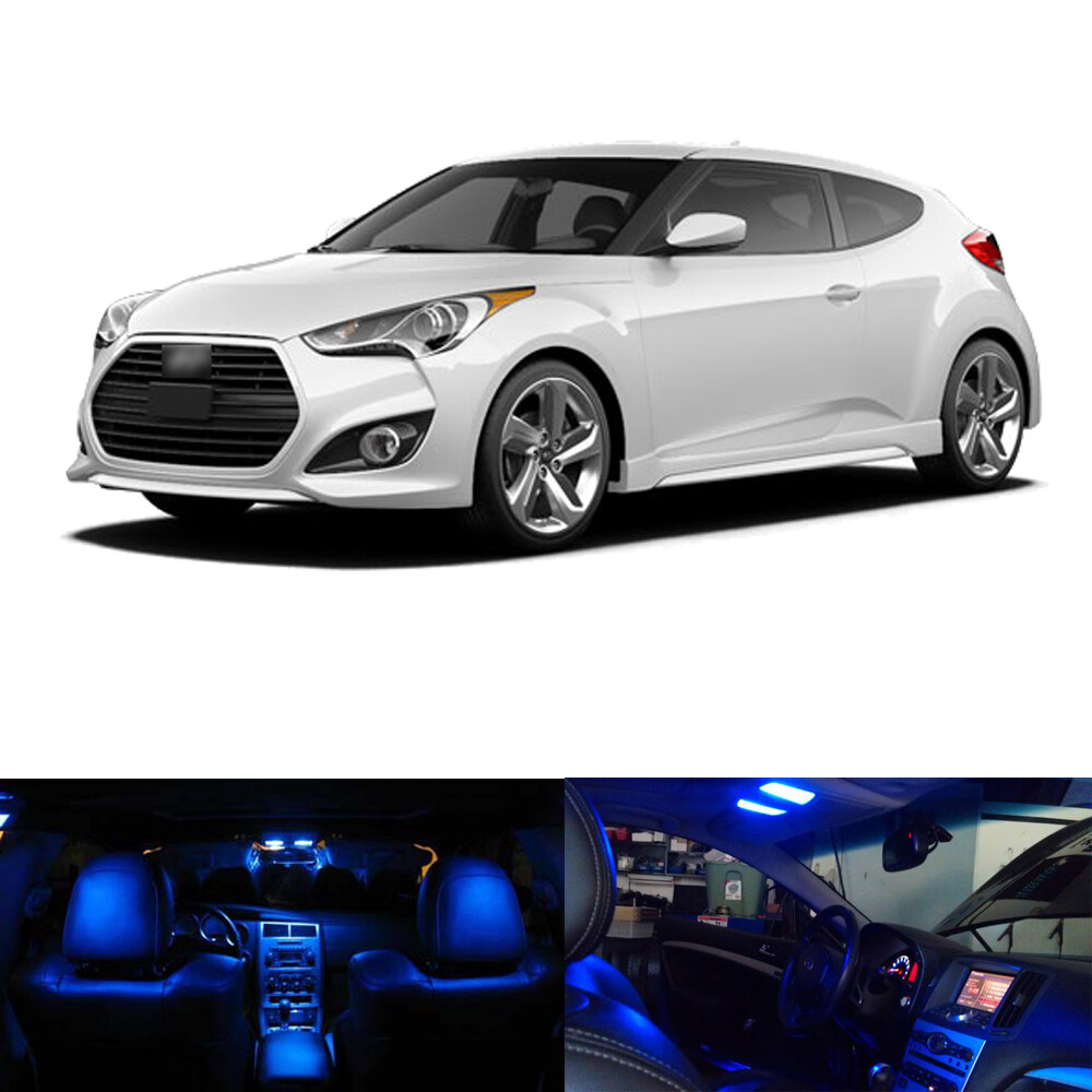 Hyundai Veloster Blue Interior