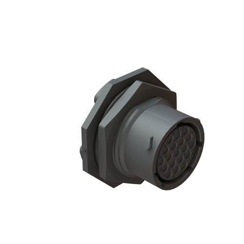 1PC AMPHENOL SINE SYSTEMS RTS714ND12S03 Connector, Recept, jam nut, PC ...