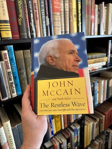 The Restless Wave FIRST EDITION John McCain and Mark Salter Hardcover W DJ Book 9781501178009| eBay