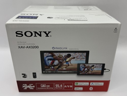 Sony XAV-AX3200 6.95" Digital Media Car Receiver w/ Apple Carplay ...