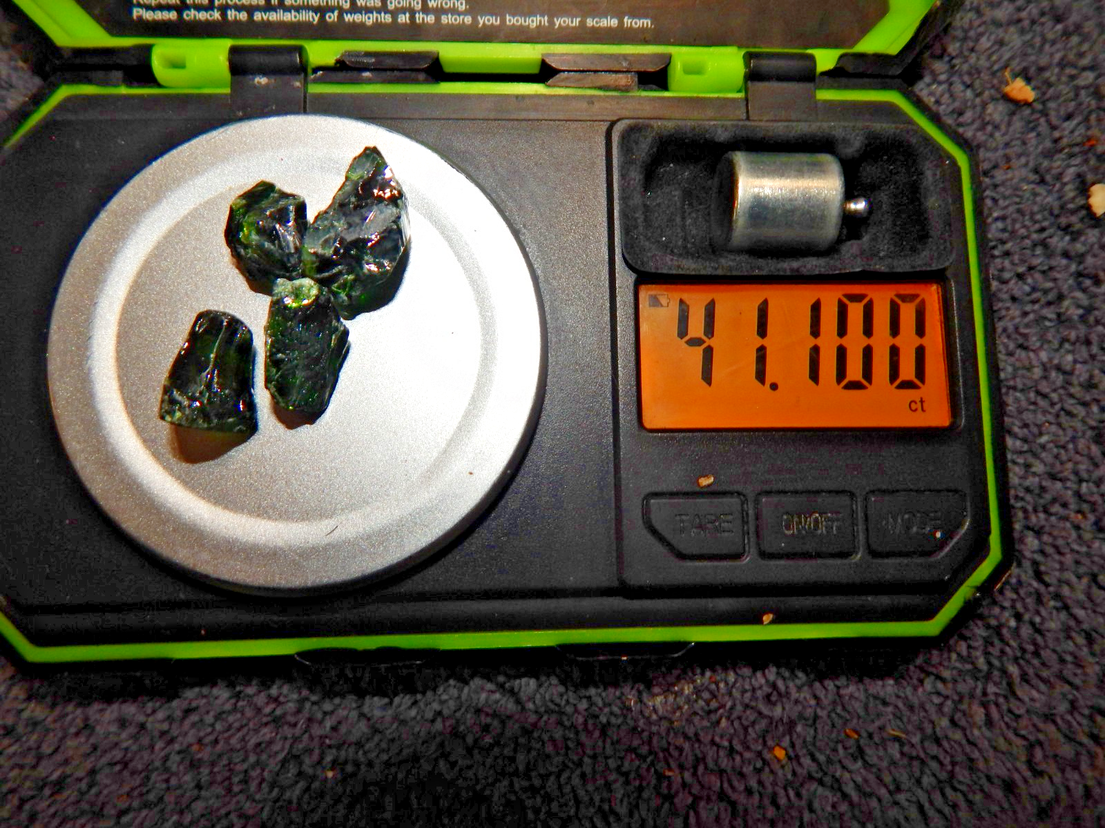 USA seller 41.1 ct Chrome Diopside Facet Rough - Russia | eBay