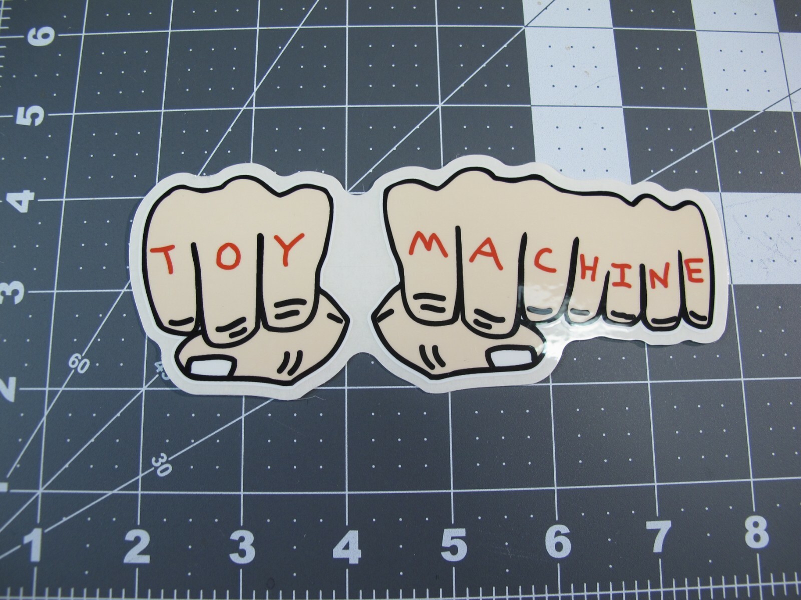 vtg 1990s Toy Machine skateboard sticker - Ed Templeton art Turtle girl ...