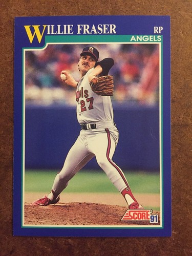 Wiilie Fraser 96 Score 1991 MLB Baseball Trading Card | eBay
