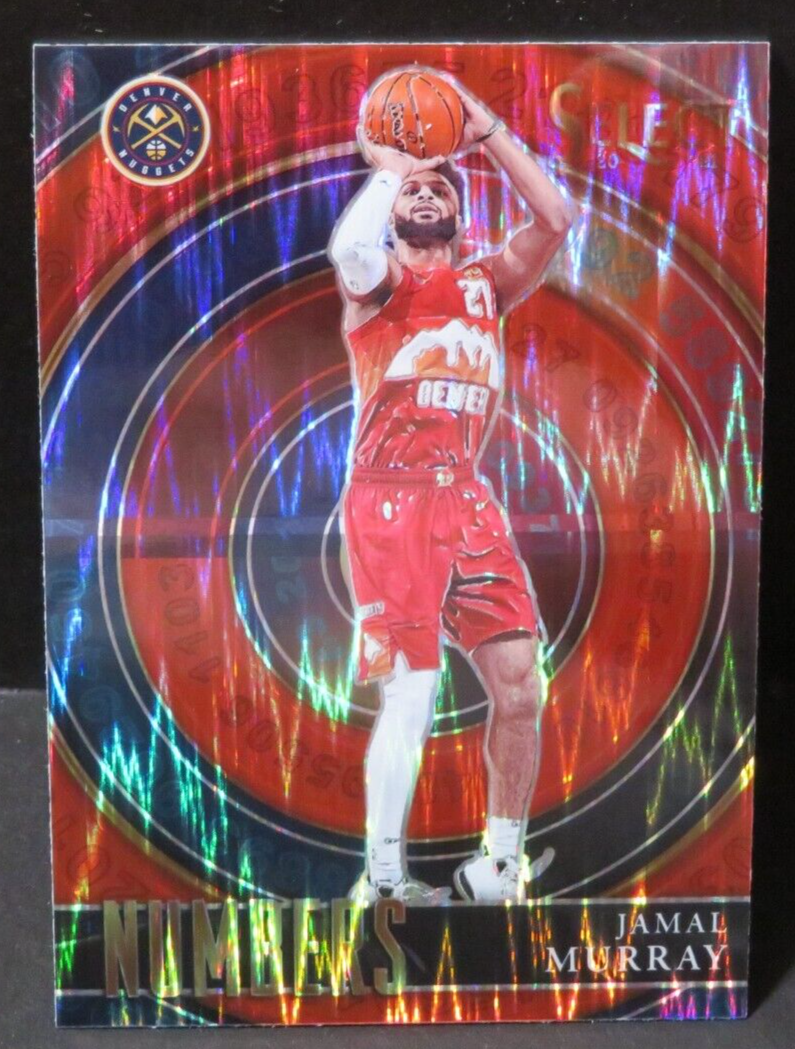 #4191 2020-21 SELECT NUMBERS JAMAL MURRAY #3 RED | eBay
