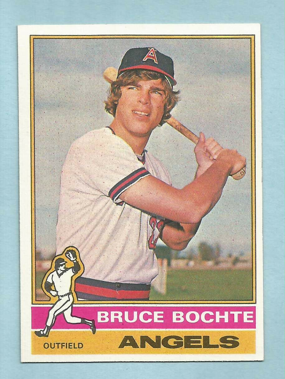 1976 Topps Baseball Bruce Bochte #637 California Angels NM/MT ** SET ...