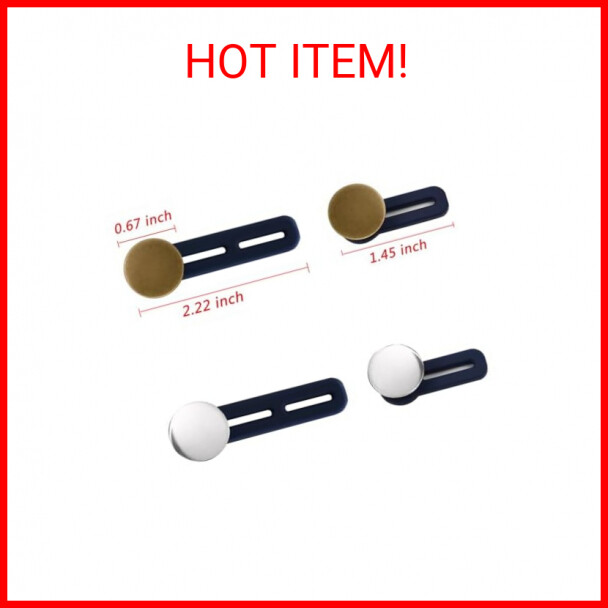 Urmspst 8 PCS Button Extenders for Jeans, Pants Button Extender, Waist ...