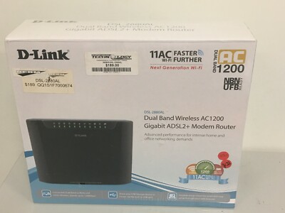 D-LINK Dual Band Wireless ADSL2+ Modem Router - DSL-2880AL 790069396045 ...