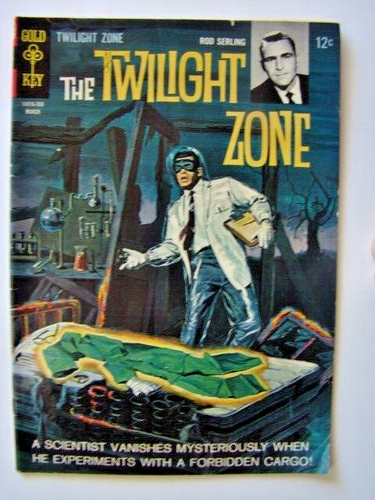 Twilight Zone #29 Painted Cover Art Rod Serling Photo Gold Key Comics ...