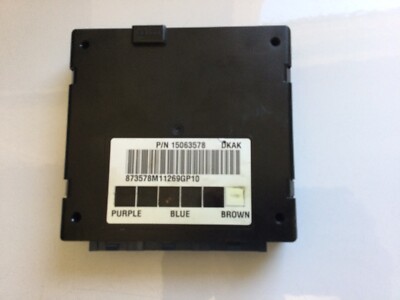 GM Body Control Module 15063578 | eBay
