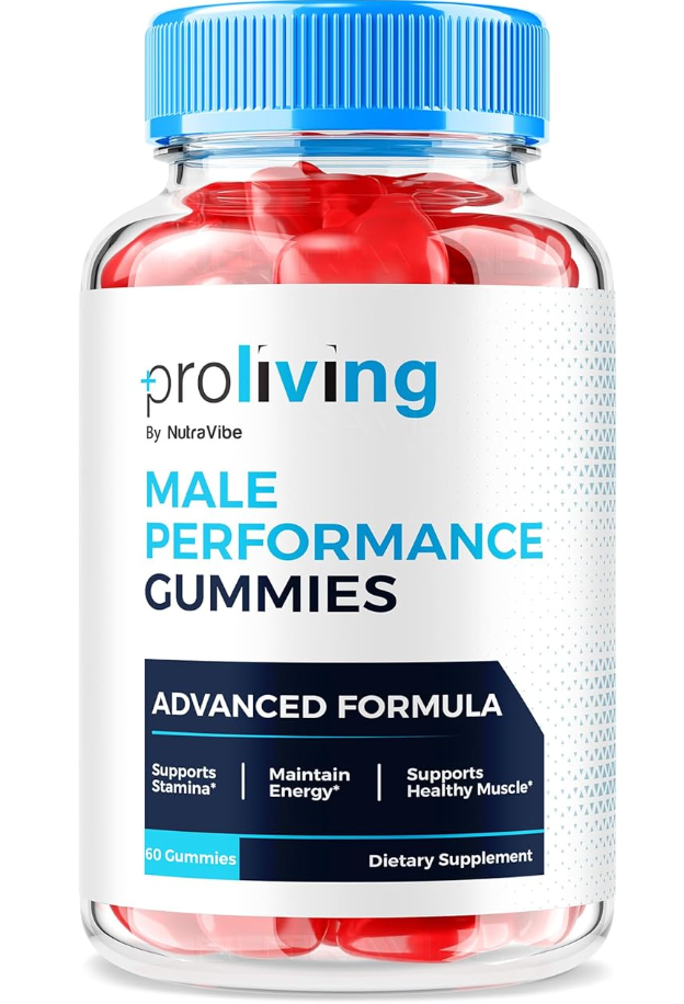 ProLiving® Male Gummies - Premium Performance Support Formula for Men ...