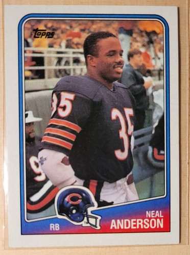 1988 Topps Neal Anderson ROOKIE CARD (RC) Chicago Bears #71 | eBay