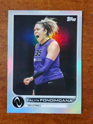 2023 Topps Athletes Unlimited Falyn Fonoimoana Rainbow Foil Volleyball ...