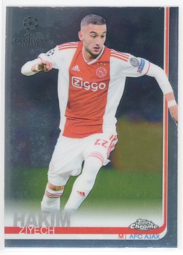 HAKIM ZIYECH 2018-19 TOPPS CHROME ROOKIE #36 RC | eBay
