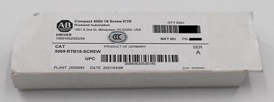 Allen-Bradley 5069-RTB18-SCREW /A Compact 5000 18 Screw RTB Factory ...
