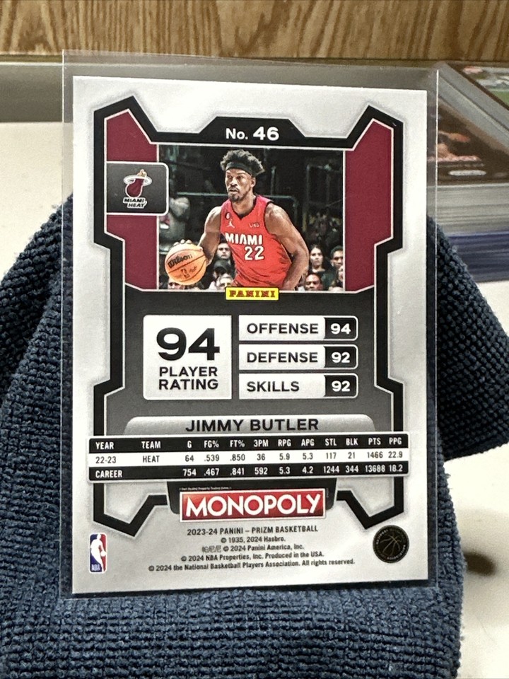 Jimmy Butler 2023-24 Panini Prizm Monopoly Miami Heat #46 | eBay