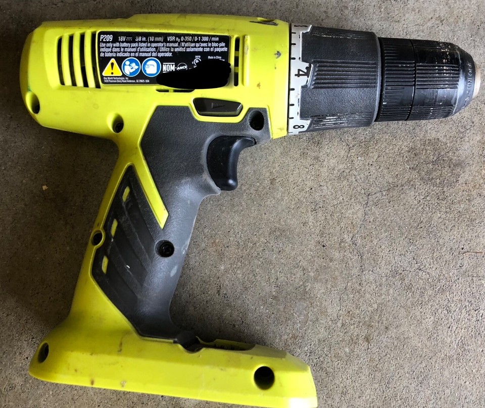Ryobi 18V ONE+ 3/8" Keyless Chuck Drill P209 | eBay