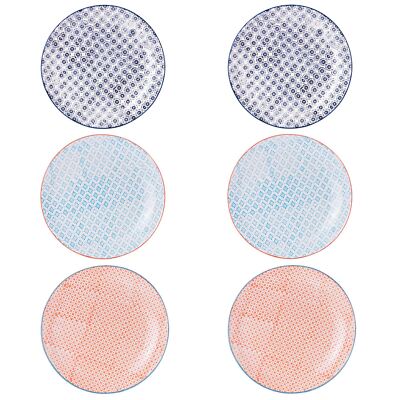 Patterned Dinner Plate Wedding Porcelain Kitchen Plates 3 Designs ...