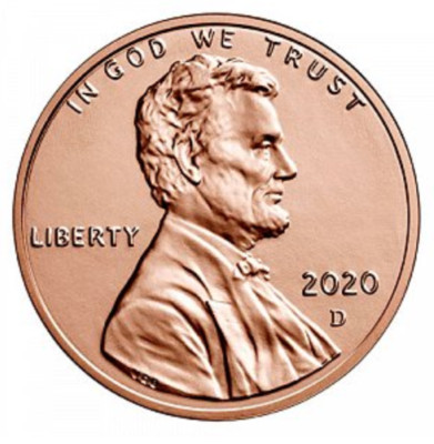 2020 D Lincoln Shield Cent Denver Mint BU Coin from Bank Roll Penny ...