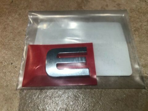 Ford FPV FG FG2 GTE F6E Silver E Badge 805J255A42BA Genuine NOS | eBay