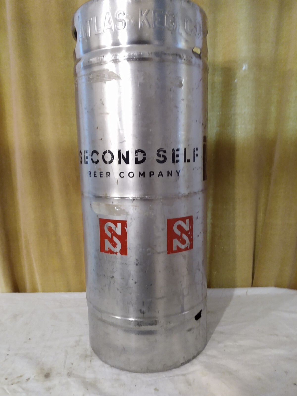ATLAS 1/6 Sixtel 5.16 Gallon 19.5 Liter Stainless Steel Beer Keg Great ...