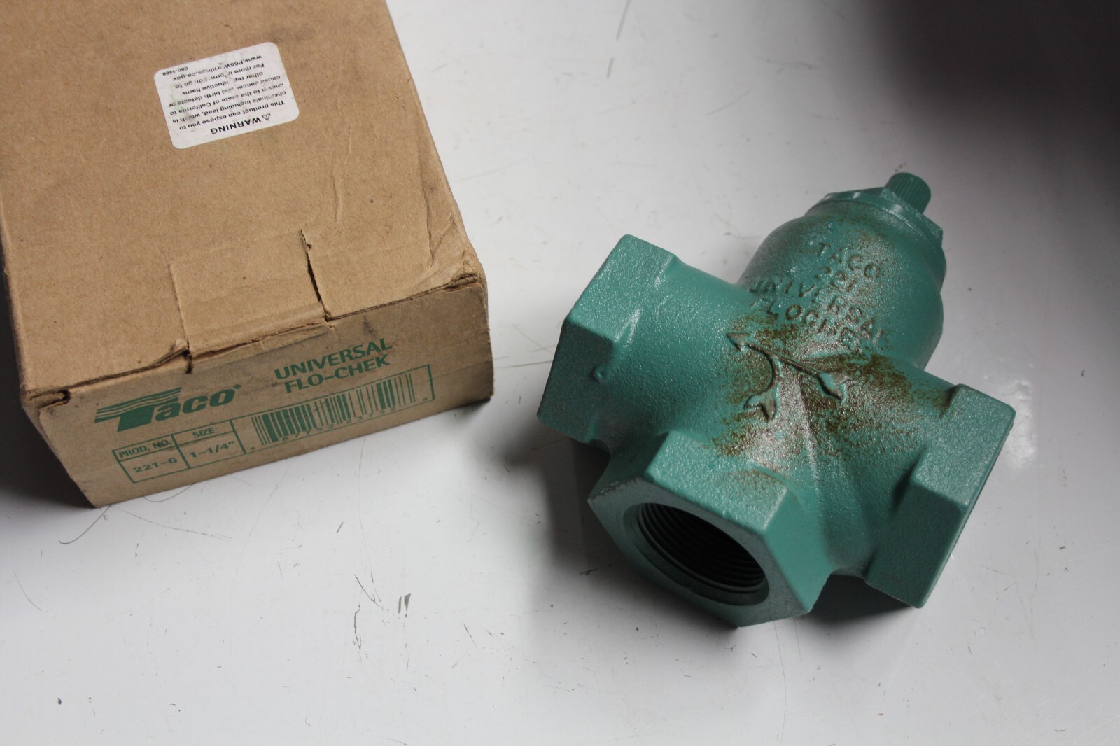 TACO 221-6 1-1/4" Universal (CI) Taco Flo-Chek | eBay