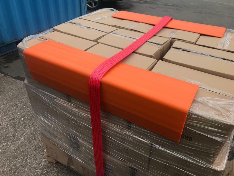 800mm Plastic Corner Edge Protector HEAVY DUTY for Ratchet Straps HGV ...