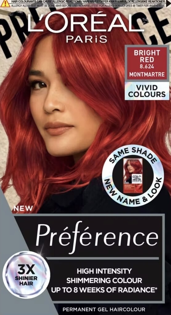 Bright Red Hair Dye