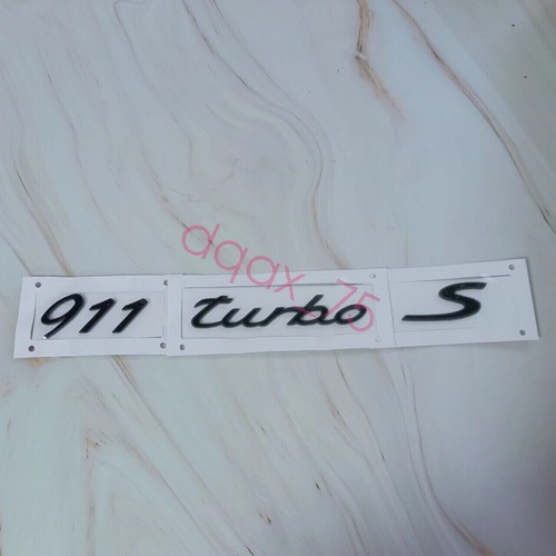 911 Turbo S Letter Rear Trunk Badges Emblem For Porsche Panamera ...