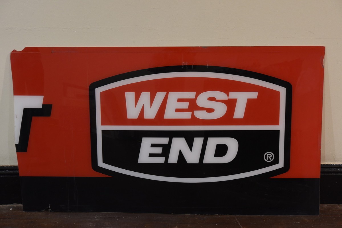 Beer West End Sign